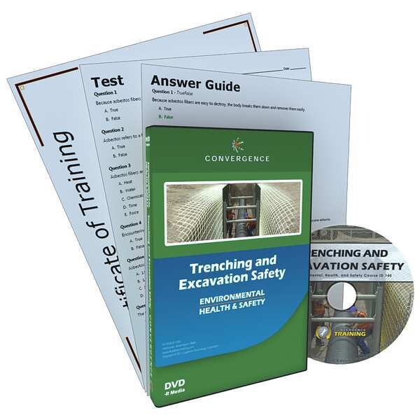 Convergence Training DVD, Trenching and Excavation Safety 340 | Zoro