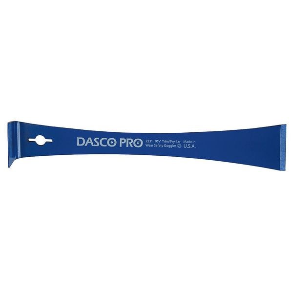Dasco Pro Flat Trim/Pry Bar, 9-1/2" L 2231-0 | Zoro