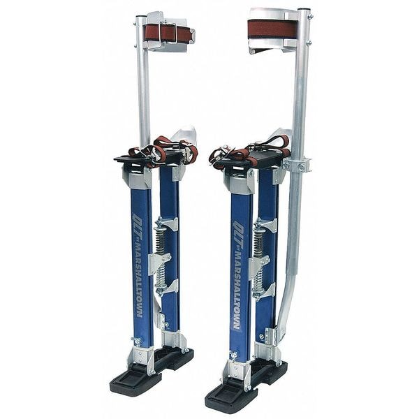 Qlt By Marshalltown Drywall Stilts, 18 to 30 In, 225 lb, PR ST18 | Zoro