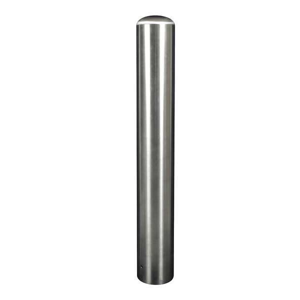 Zoro Select Bollard, Fixed, 3", Dome, Natural SSF03000-D | Zoro