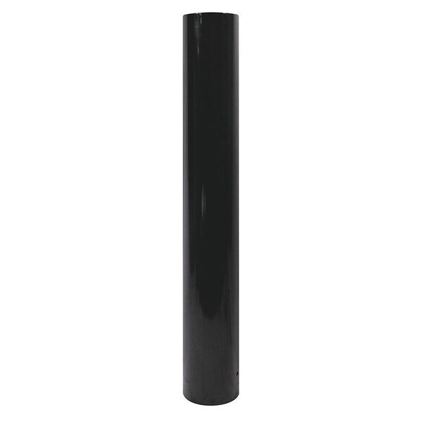 Calpipe Security Bollards Bollard, Fixed, 4", Carbon Steel, Black ...