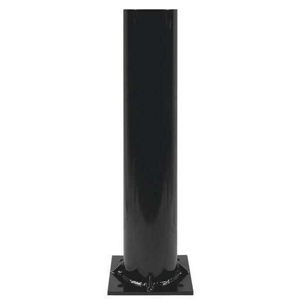 Calpipe Security Bollards Bollard, Fixed, Concrete, 8", Black IBB08040 ...