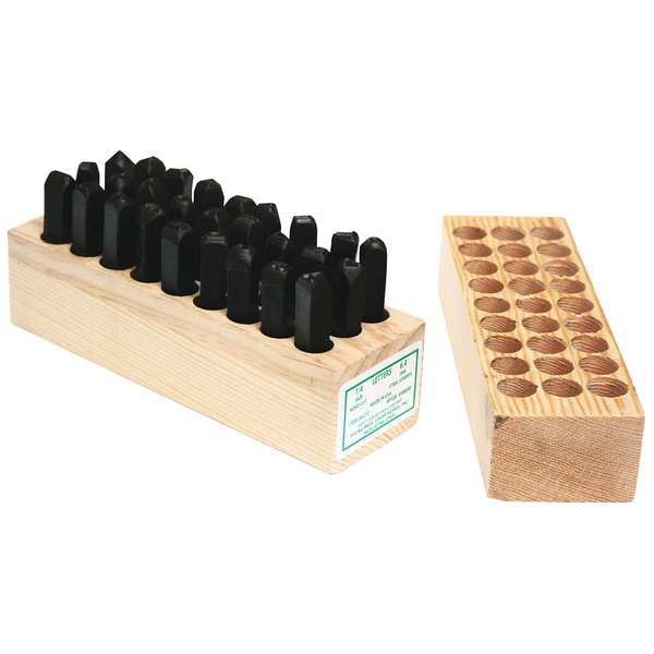 Young Bros Stamp Works Hand Stamp Kit, Letter Set 09272 | Zoro