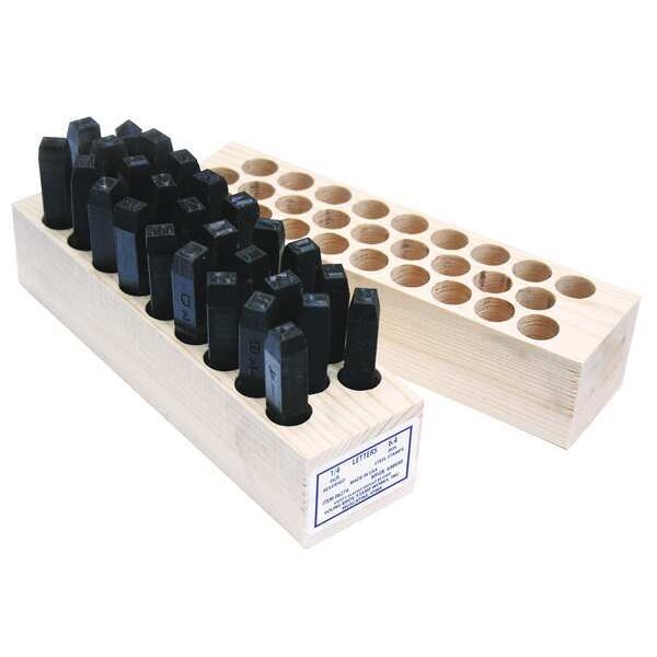 Young Bros Stamp Works Hand Stamp Kit, Letter Set 08274 | Zoro