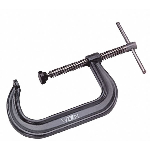 Wilton C-Clamp, 10-1/8", Steel, Reg. Duty, 8000 lb., Body Color: Gray ...