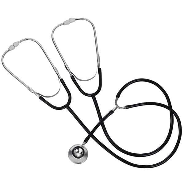 Mabis Stethoscope, Dual Head, Black 10-446-020 | Zoro