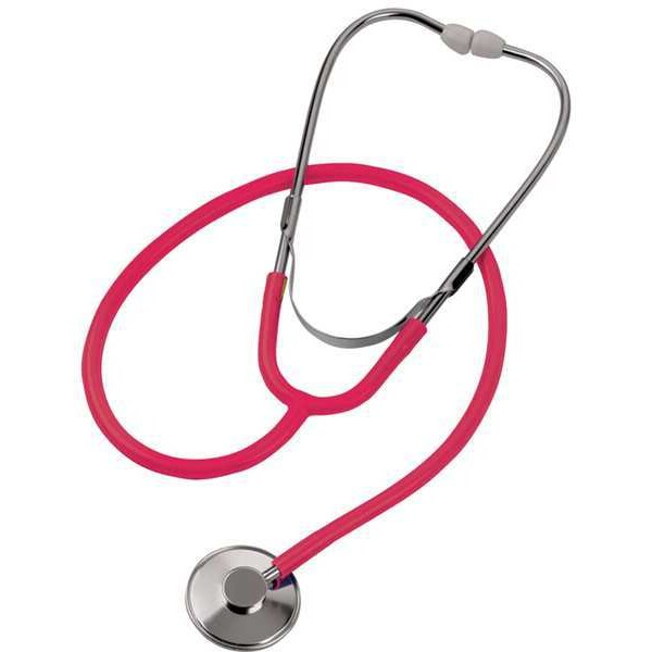 Mabis Nurse Stethoscope, Adult, Red 10-428-080 | Zoro