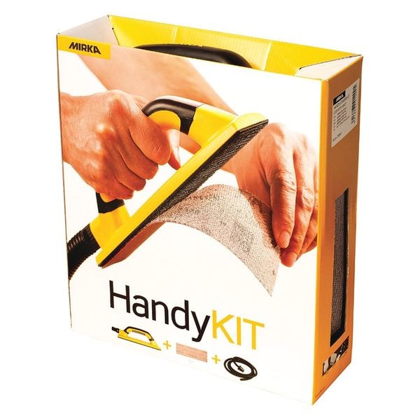 Mirka Hand Block Kit, 3x9", Grip 55H, W/Hose HB-39KIT | Zoro