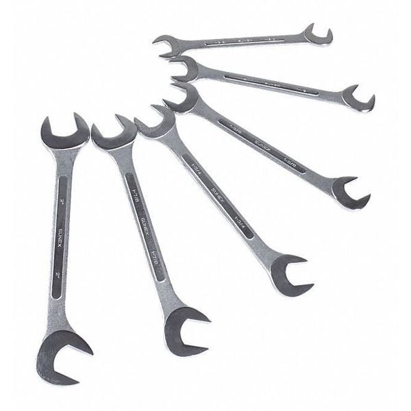 Sunex Jumbo SAE Wrench Set, Raised Panel, Angld 9916 | Zoro