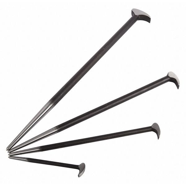 Sunex Rolling Head Pry Bar Set, 4 pcs. 9804 | Zoro