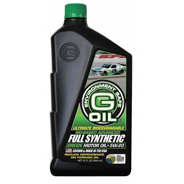 G-Oil Full Synthetic Engine Oil, 5W-20, 32 oz. 1104 | Zoro