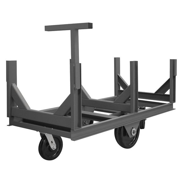 Zoro Select Bar & Pipe Cradle Truck, 60x24 BCTEH-2860-5K-95 | Zoro