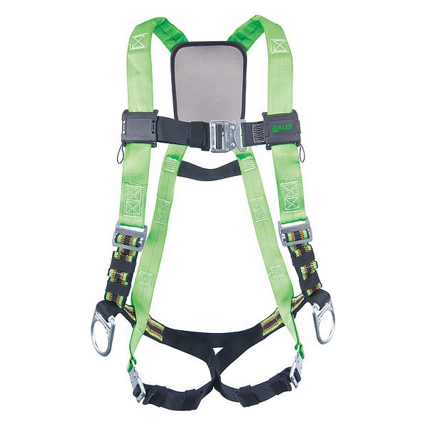 Miller Duraflex Python(R) Ultra Full Body Harness, L/XL, 400 lb., Quick ...