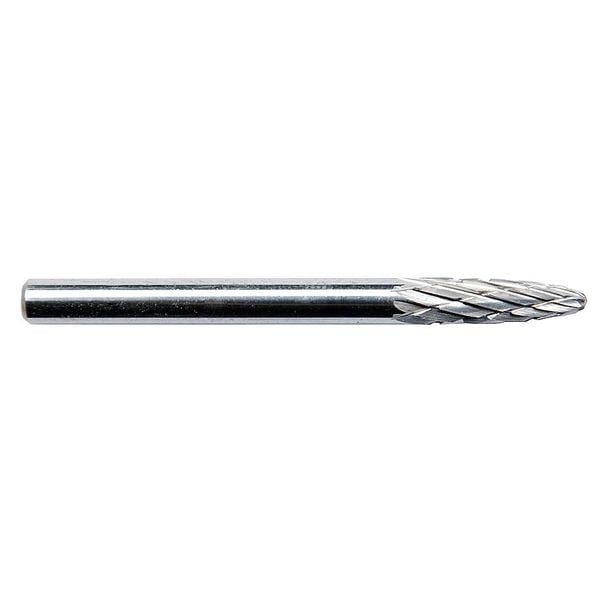Zoro Select Carbide Bur, Round Nose Tree, 1/4 19D867 | Zoro
