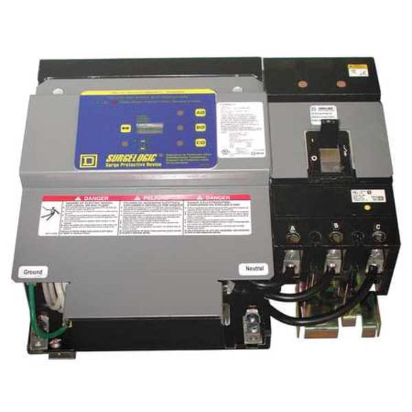 Square D Surge Protection Device, 3 Phase, 120/240V AC, 3 Poles, 4 ...