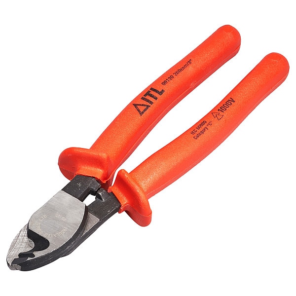 Itl 1000V Insulated 8" Cable Cutter 00120 | Zoro