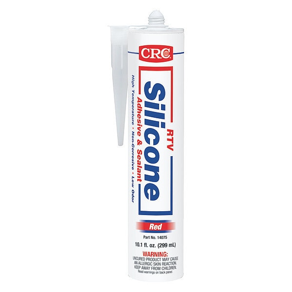 Crc RTV Silicone Sealant - Red, 10.1 Fl Oz, 10.1 fl oz., Red, Temp ...
