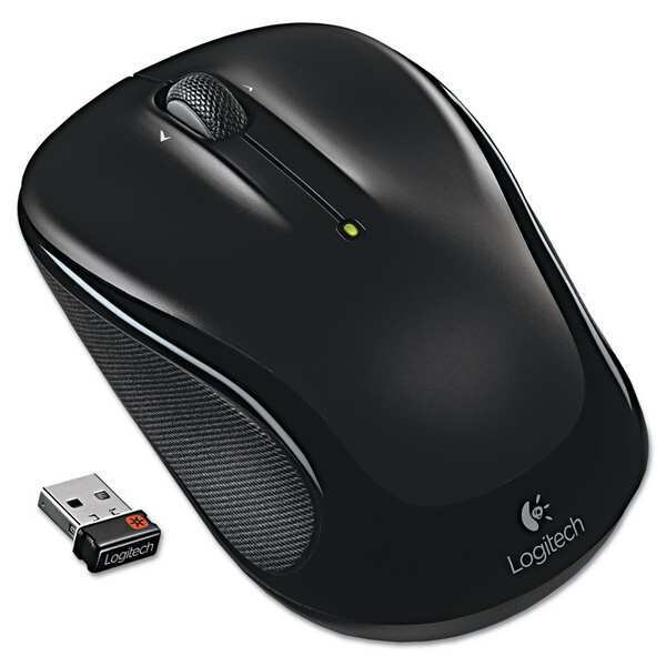 Logitech Mouse, Wireless, Laser, Black LOG910002974 | Zoro