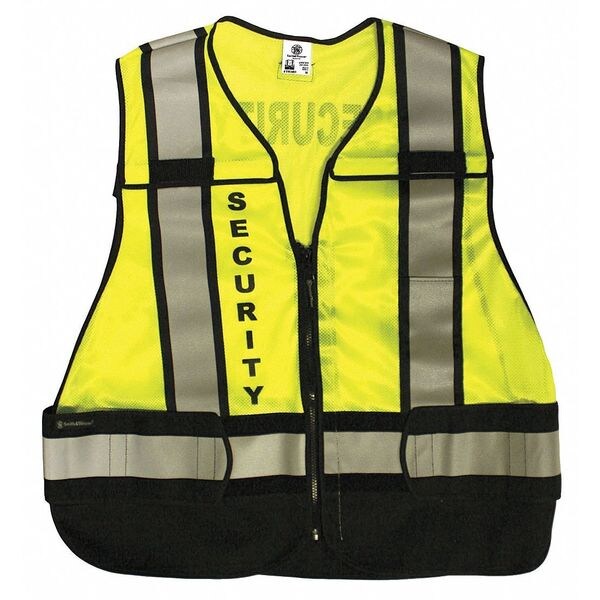 Smith & Wesson Incident Command Vest, Hi-Vis Green/Black SVSW032-2X/4X ...