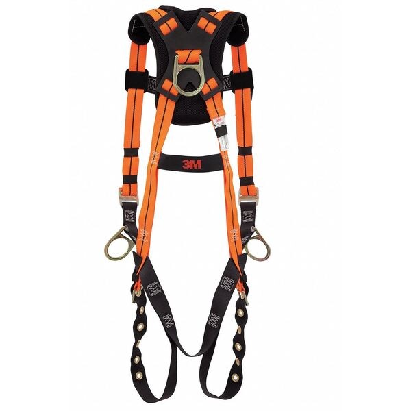 3M Full Body Harness, Universal, Polyester 1451 | Zoro