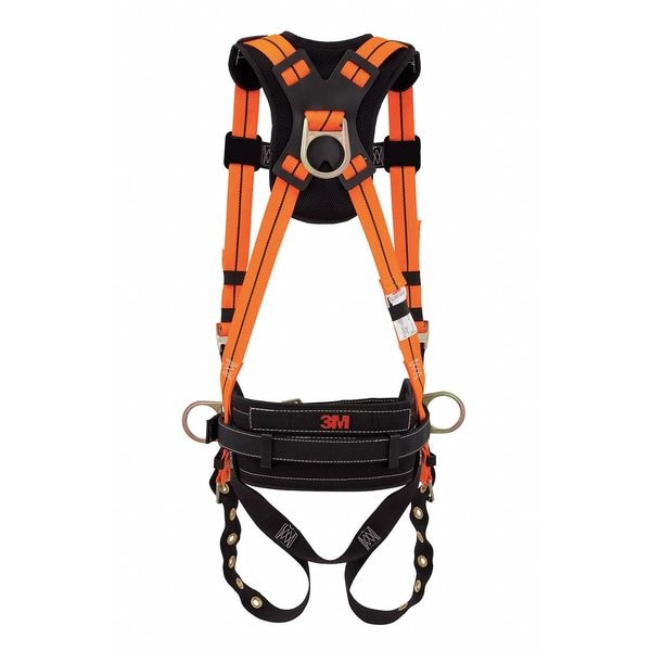3M Full Body Harness, S/M, Polyester 1052 (S-M) | Zoro