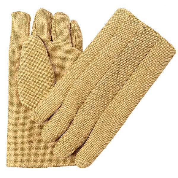 Chicago Protective Apparel Heat Resistant Gloves, ZetexPlus(R), 2000 Degrees F Max Temp., Tan, L ...