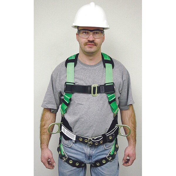 Honeywell Miller Full Body Harness, S/M, Polyester 650T-61/S/MGK | Zoro