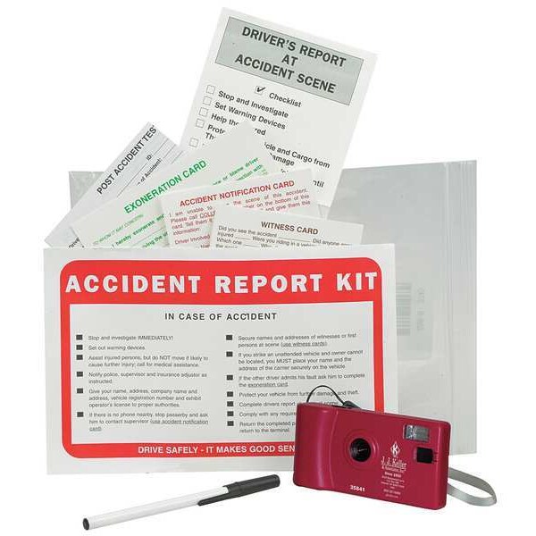 Jj Keller Accident Report Kit, Audit/Inves/Records 36051 | Zoro