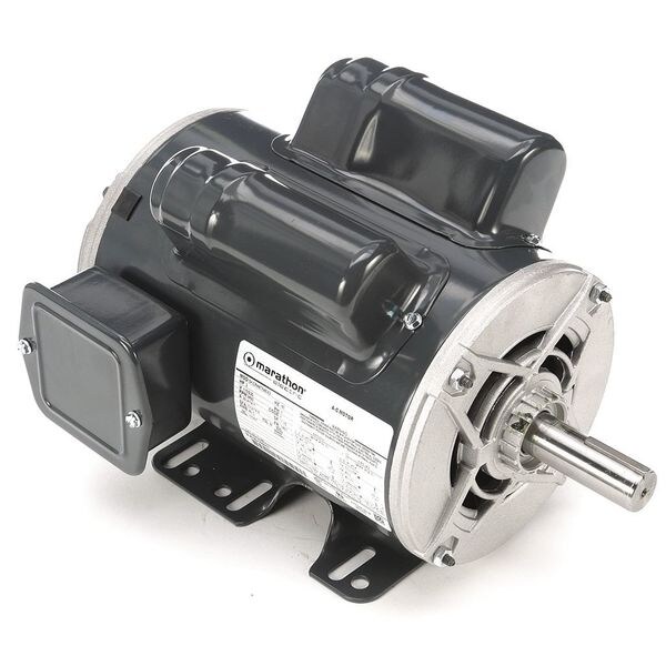 Marathon Motors GP Motor, Cap-Start/Cap-Run, Dripproof, 3HP ...