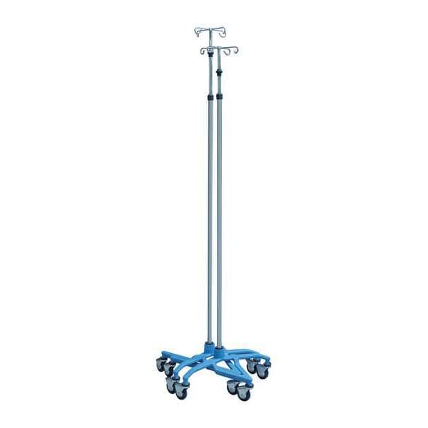 Smartstack IV Pole, Stainless Steel, 24 in W, Blue R100P49-001 | Zoro