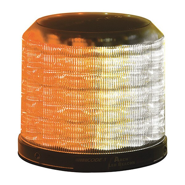 Code 3 Arch 18-LED Beacon, Clear Lens/Amber LEDs A18-CA | Zoro