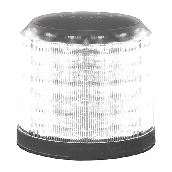 Code 3 Arch 36-LED Beacon, White With Steady Burn A36-WS | Zoro