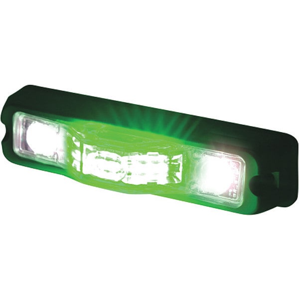 Code 3 LED Warning Light, 3 in One, Green M180S-G | Zoro