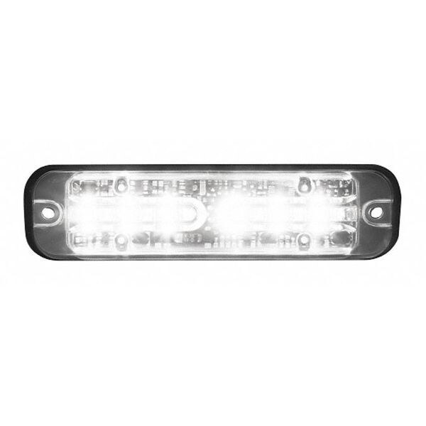 Code 3 Mega Thin Surface Mount, White, 6 LEDs ULT6-W | Zoro