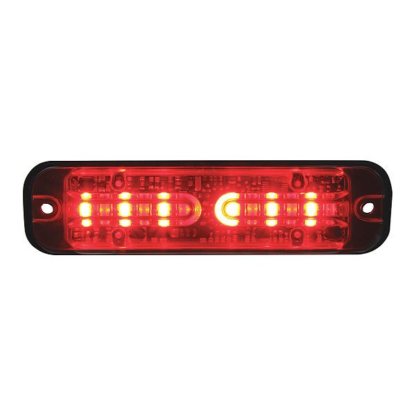 Code 3 Mega Thin Surface Mount, Red/Amb, 12 LEDs ULTMC-RA | Zoro