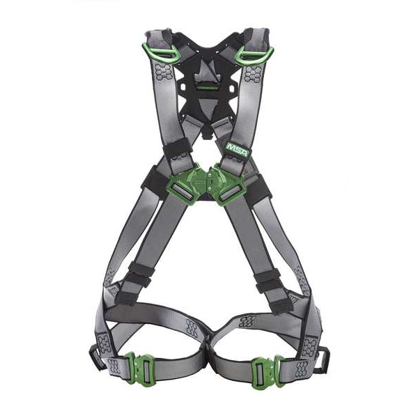 Msa Safety Full Body Harness, XL, Nylon 10195075 | Zoro