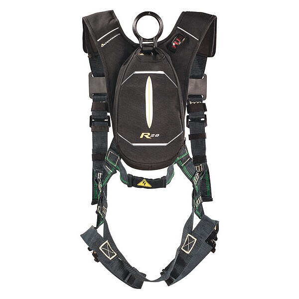 Msa Safety Arc-Flash Rated Full Body Harness, Vest Style, M, Kevlar(R ...
