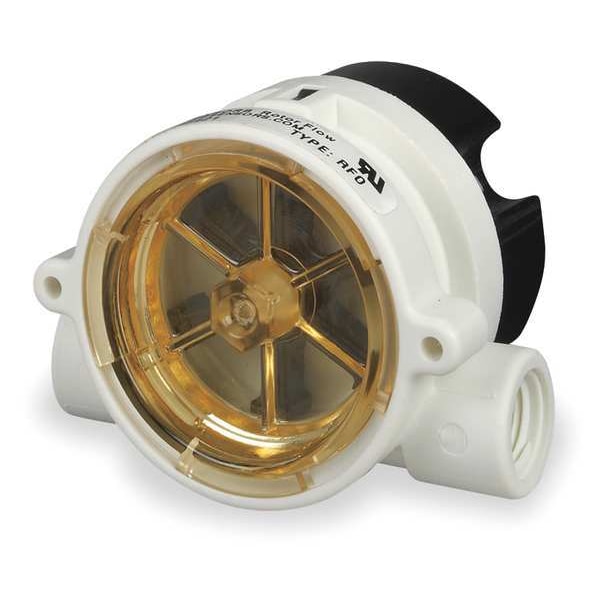 Gems Sensors Flow Rate Monitor, Rotor, 5 GPM Max RFO, 155421 | Zoro