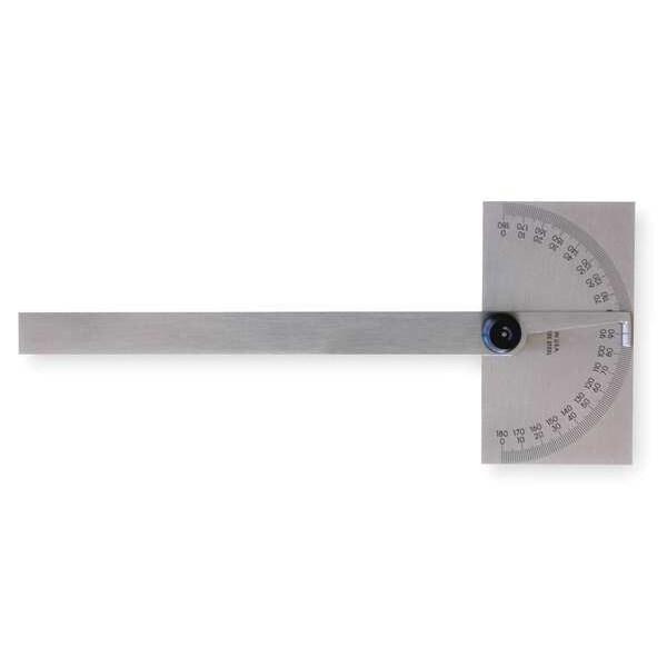 Mitutoyo Protractor, Rectangular, 6 In, Non-Grad 968-201 | Zoro
