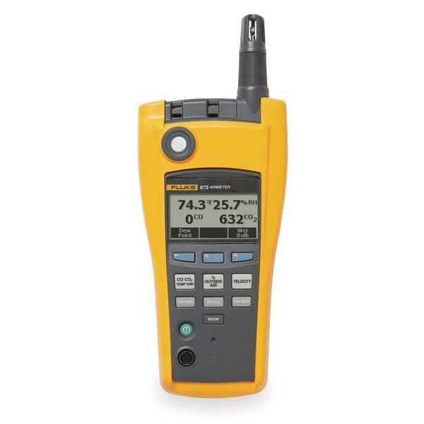 Fluke Indoor Air Analyzer, 0 to 5000 PPM CO2 FLUKE-975 | Zoro