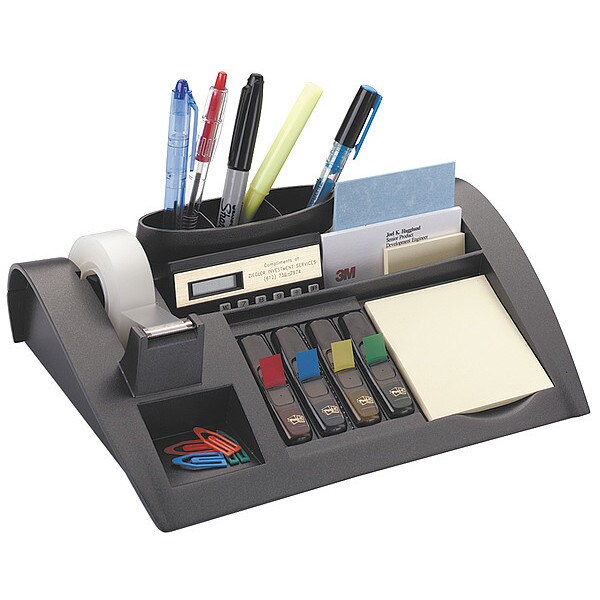3M Desk Organizer, 2 3/4Hx10 1/4Wx6 3/4D In C50 | Zoro