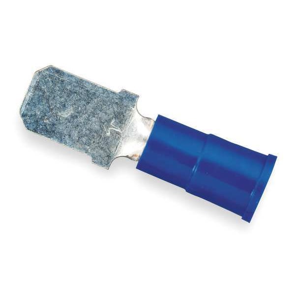 3M Scotchlok Male Disconnect, Blue, 16-14AWG, PK100 MVU14-250DMX | Zoro