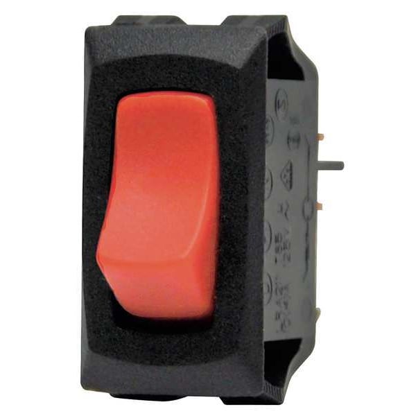 Carling Technologies Lighted Rocker Switch, SPST, 3 Connections LRA911 ...