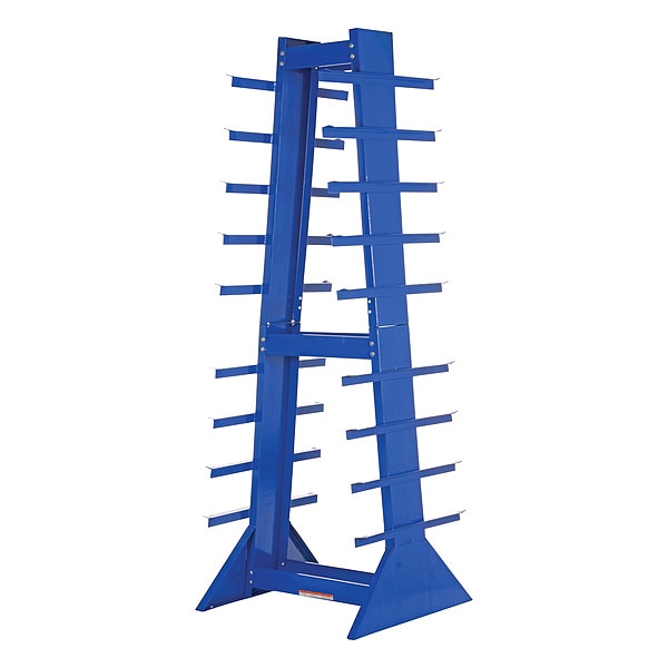 Vestil Double Sided Horizontal Bar Rack 30"W DSHZ-4 | Zoro