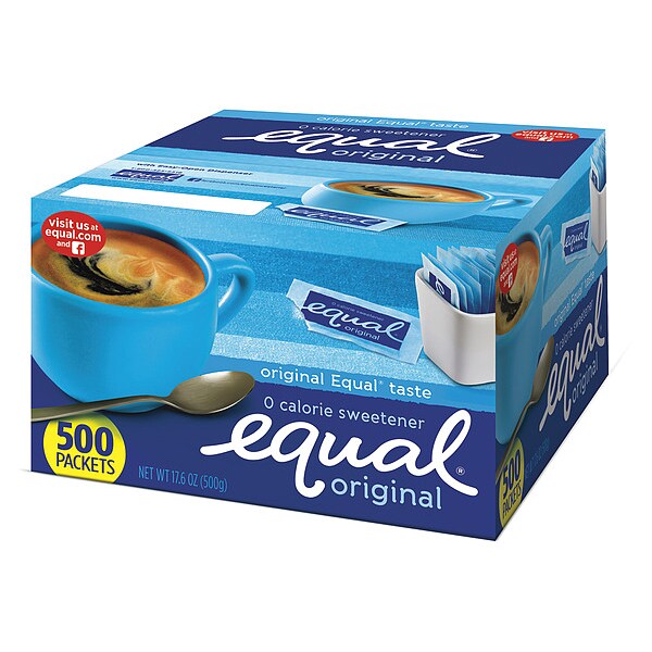 Equal Sugar Substitute, .35oz, Bulk, PK500 20008699 | Zoro