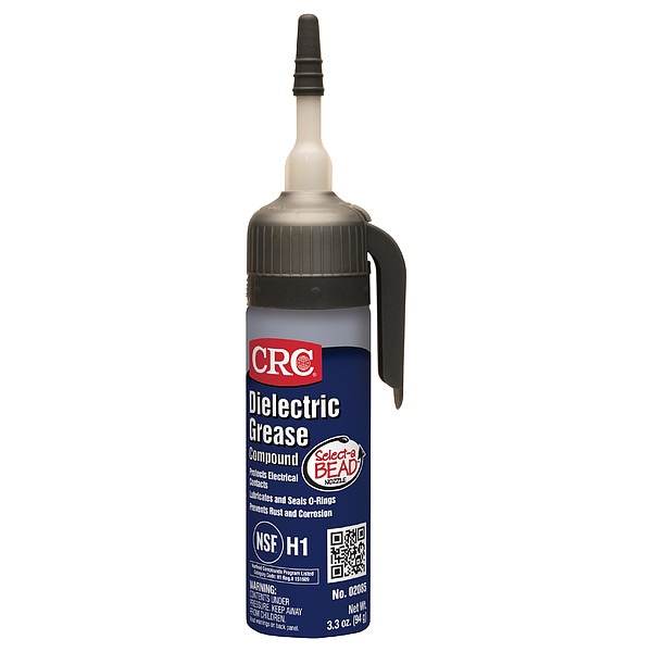 Crc Dielectric Grease, 3 oz, Tube, White 02085 | Zoro