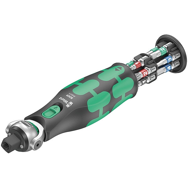 WERA 1/4 in Drive, Compact Ratchet, 165 mm Long, - 05004280001
