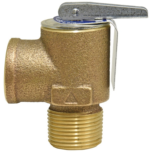Watts Pressure Safety Relief Valve, Bronze 3/4 M335M2-030 | Zoro