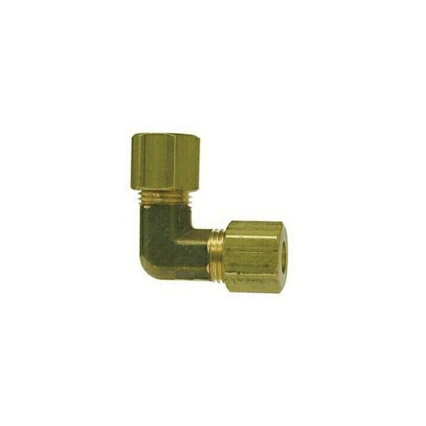 First Fitting & Fastener 1/8 BRASS UNION ELBOW COMPRESSION 18122BMID | Zoro