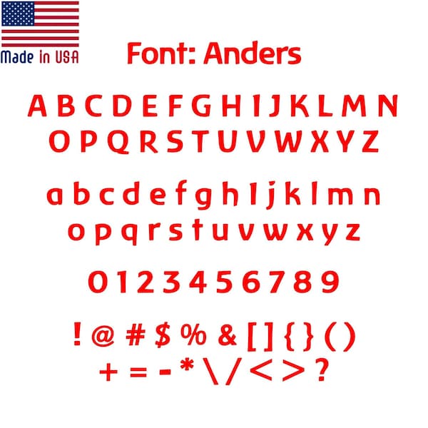 Aacc Self Adhesive Vinyl Letter M Scale 10 Cm Color Red Font